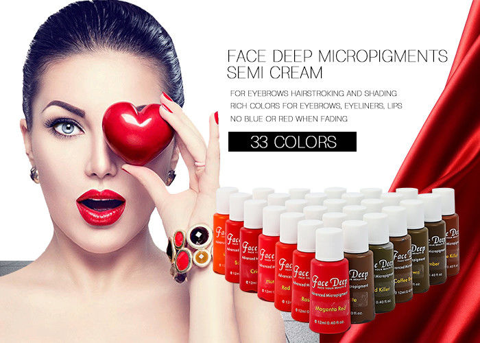 Face Deep Semi Permanent Makeup Pigments Shading Eyebrow Tattoo Ink ... Face Deep Semi Permanent Makeup Pigments Shading Eyebrow Tattoo Ink ...