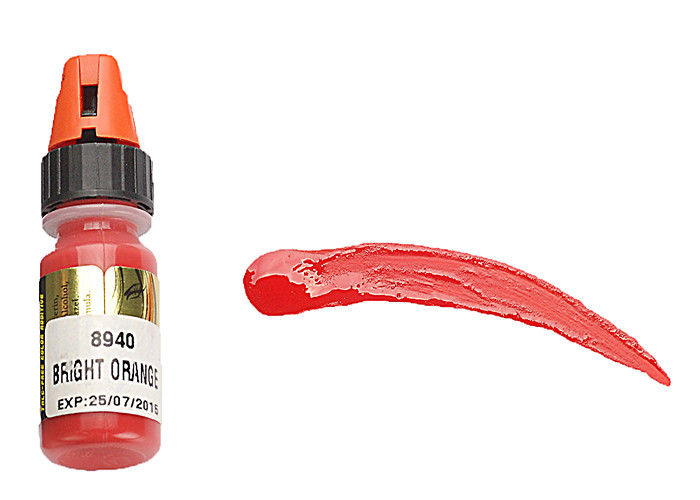 Sterile Orange Permanent Makeup Pigments , Permanent Cosmetic Pigments Sterile Orange Permanent Makeup Pigments , Permanent Cosmetic Pigments
